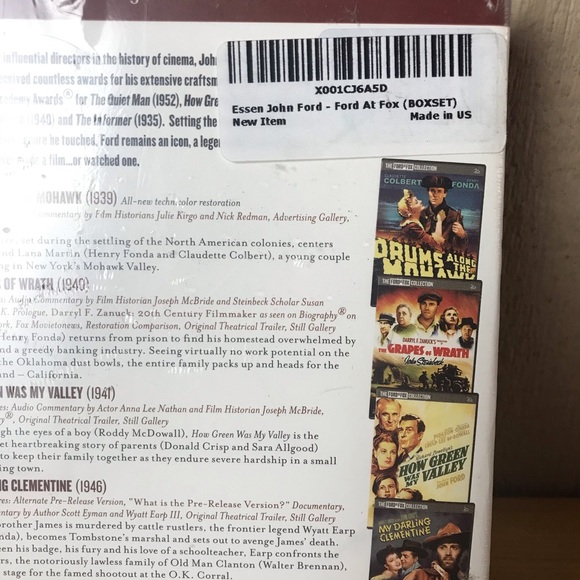 Ford | Other | The Essential John Ford Ford At Fox Collection Dvd Box ...